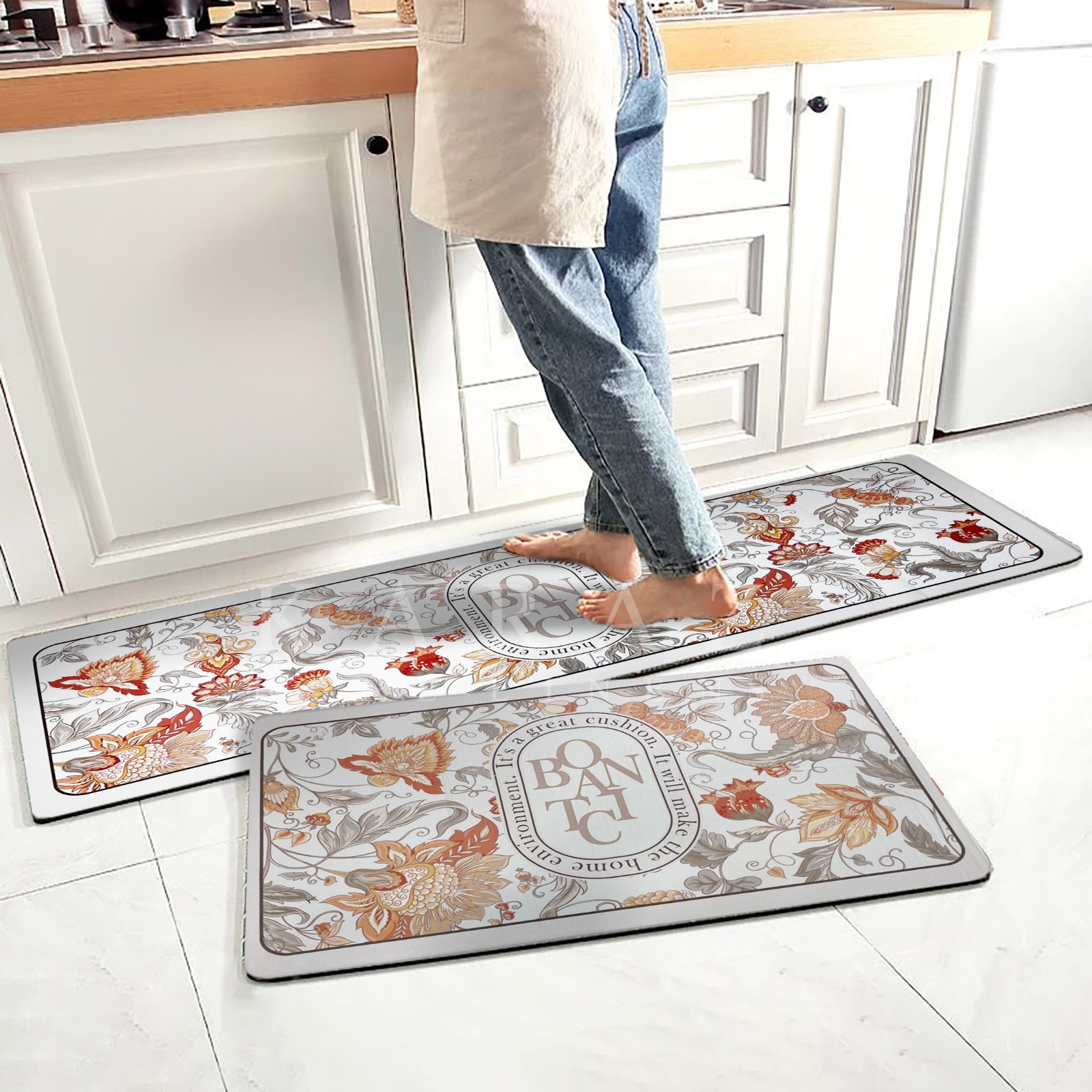 Memory Foam Kitchen Mat Set Karaz